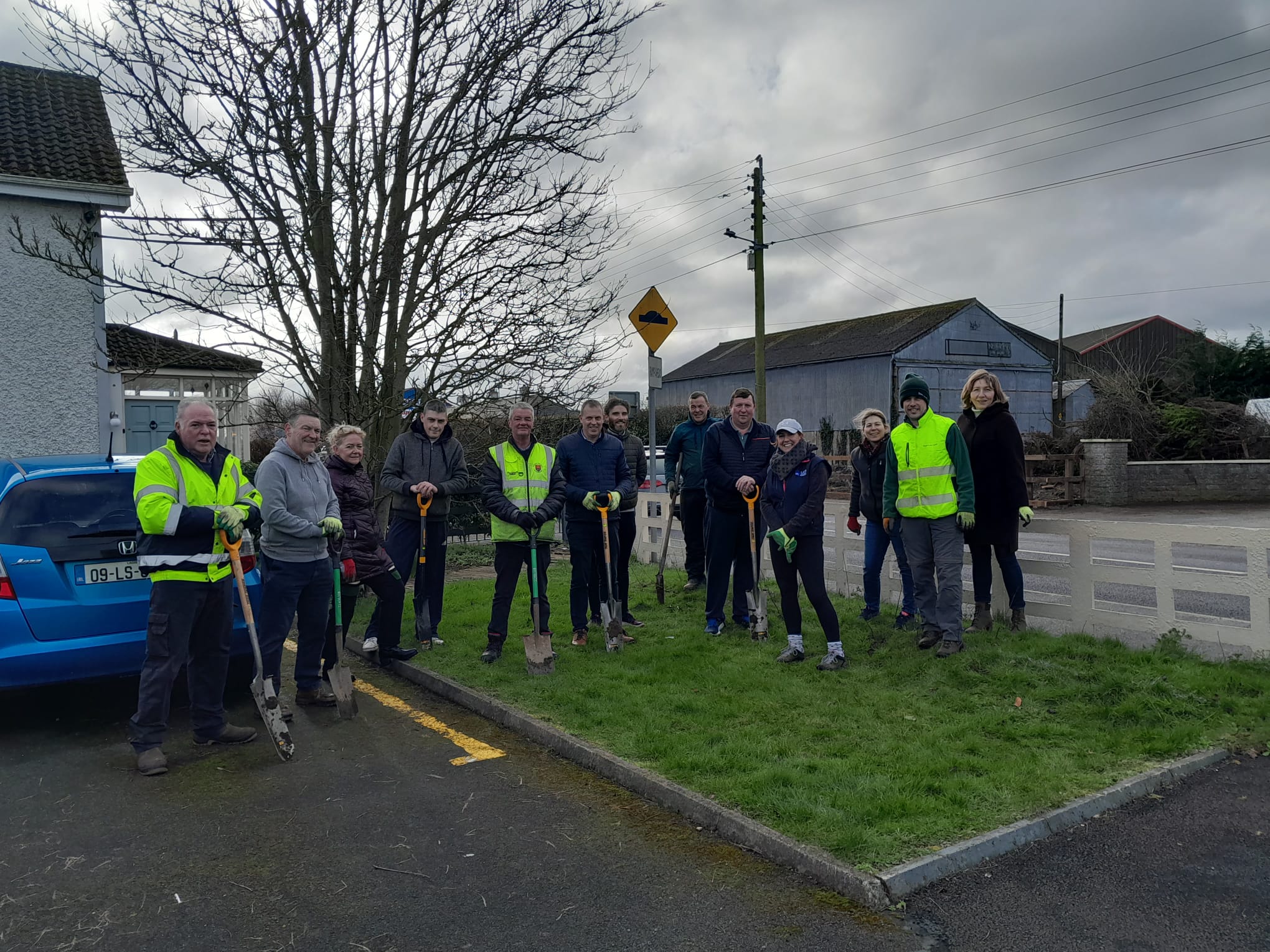 Tree Planting with Laois Partnership. - Portlaoise Tidy Towns